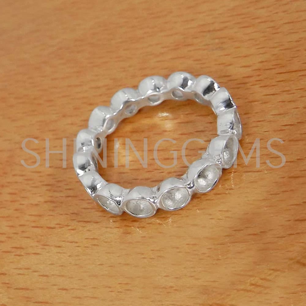 Eternity Band Blank Ring - Etsy