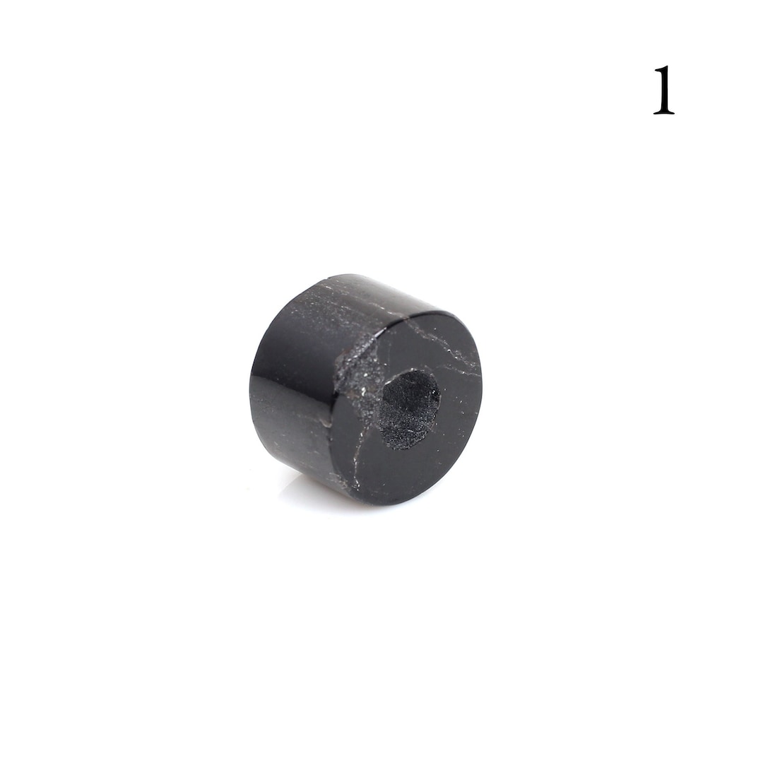 Natural Black Hypersthene Heishi Flat 14x8mm Smooth Loose Stone 5 Mm ...