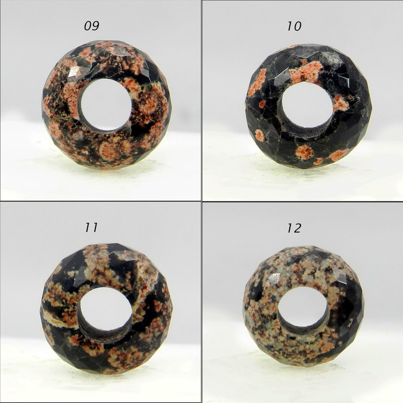 Natural Mexican Fireworks Obsidian 14 X 8 X 5.5 Mm Roundel | Etsy