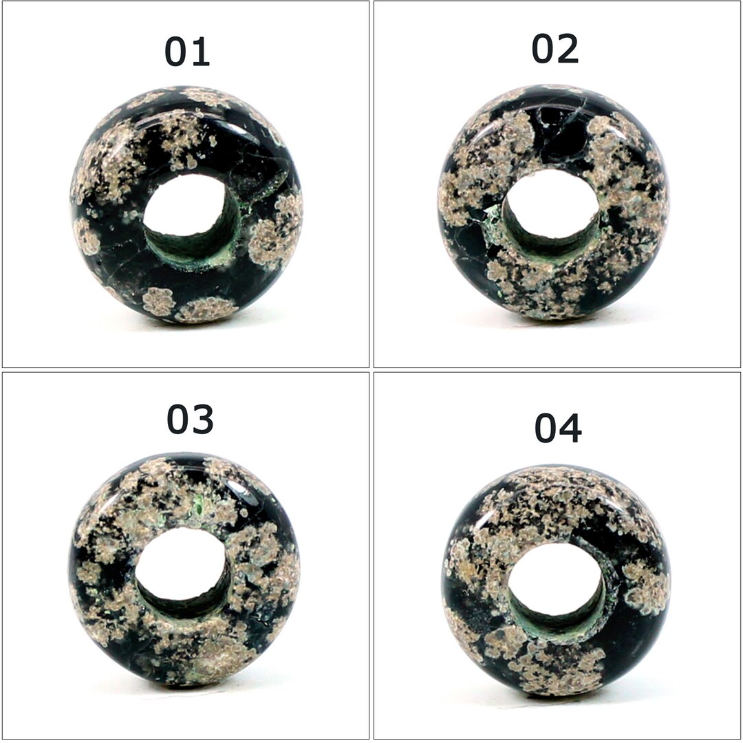 Natural Mexican Fireworks Obsidian 14 X 8 X 5.5 Mm Roundel - Etsy