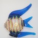 Murano Style Art Glass Bluefin Angel Fish - Etsy