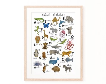 Australian Animals Alphabet - Etsy