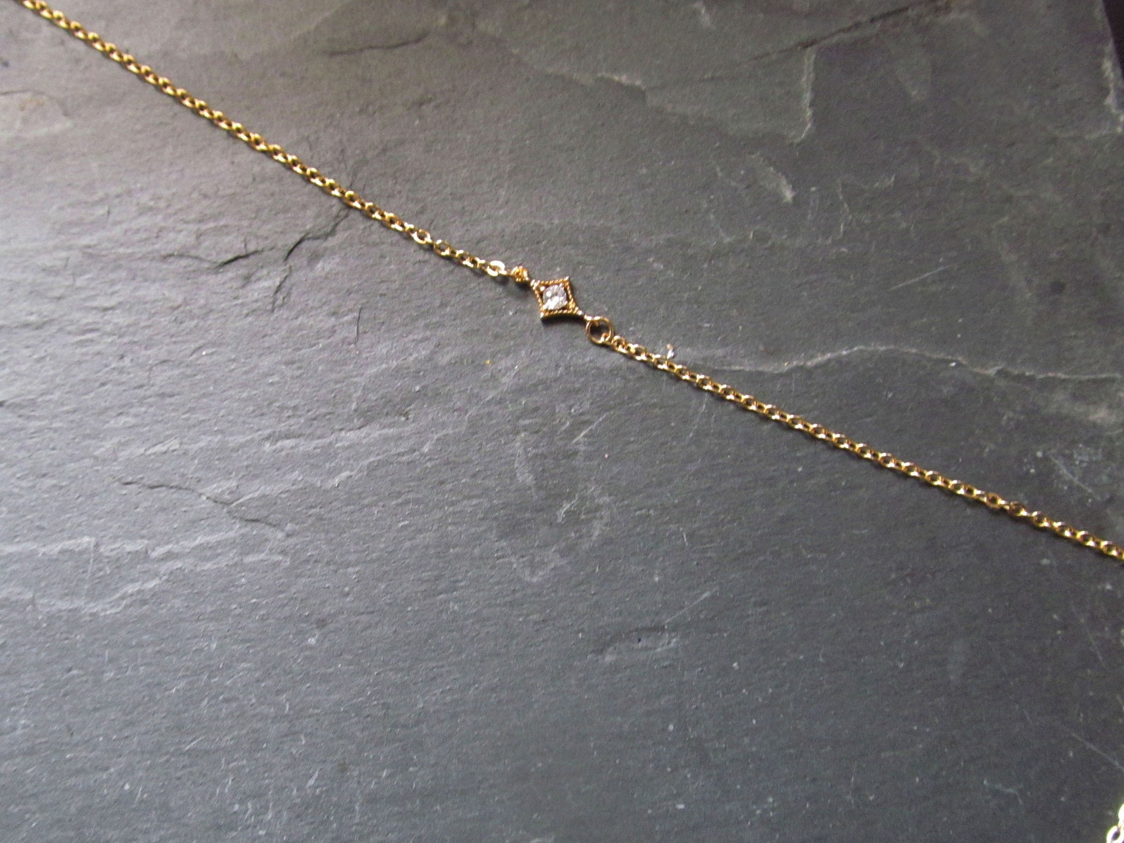 Back Necklace Gold Back Drop Necklace Back Necklace Wedding - Etsy