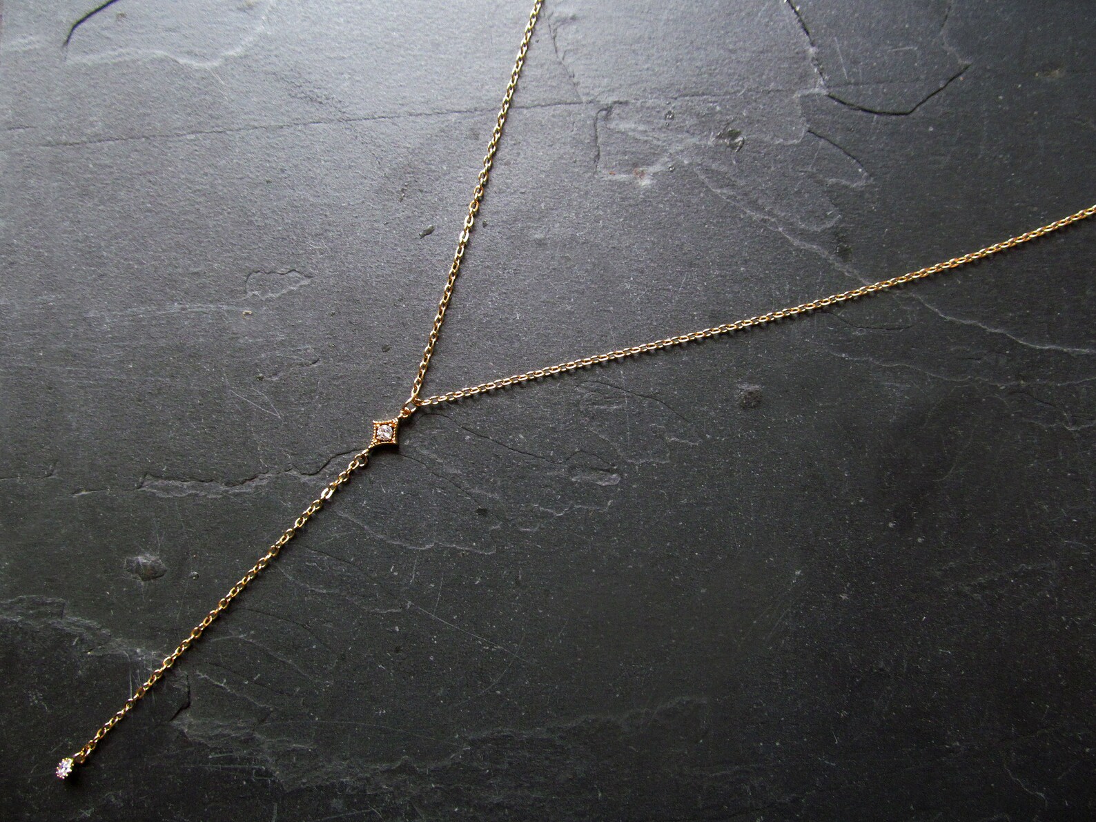 Back Necklace Gold Back Drop Necklace Back Necklace Wedding - Etsy