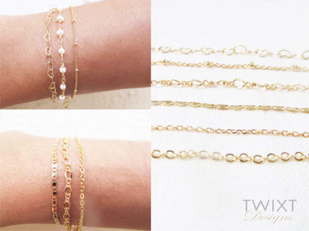 Dainty Gold Bracelet Sets Set of 3 Minimalist Jewelry - Etsy