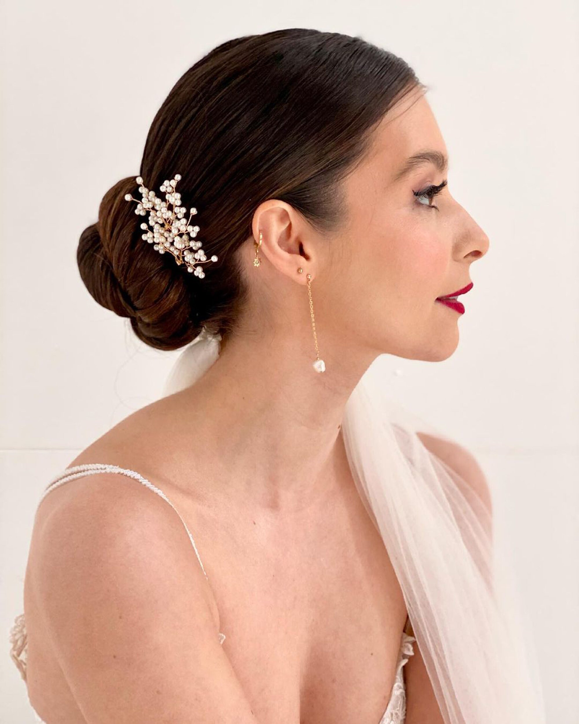 Long Pearl Drop Earrings Freshwater Pearl Drop Earrings - Etsy UK