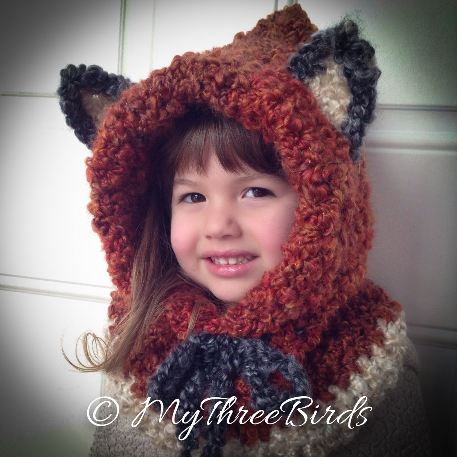 Crochet PATTERN Fancy Fox Crochet Cowl PDF With Pictures - Etsy