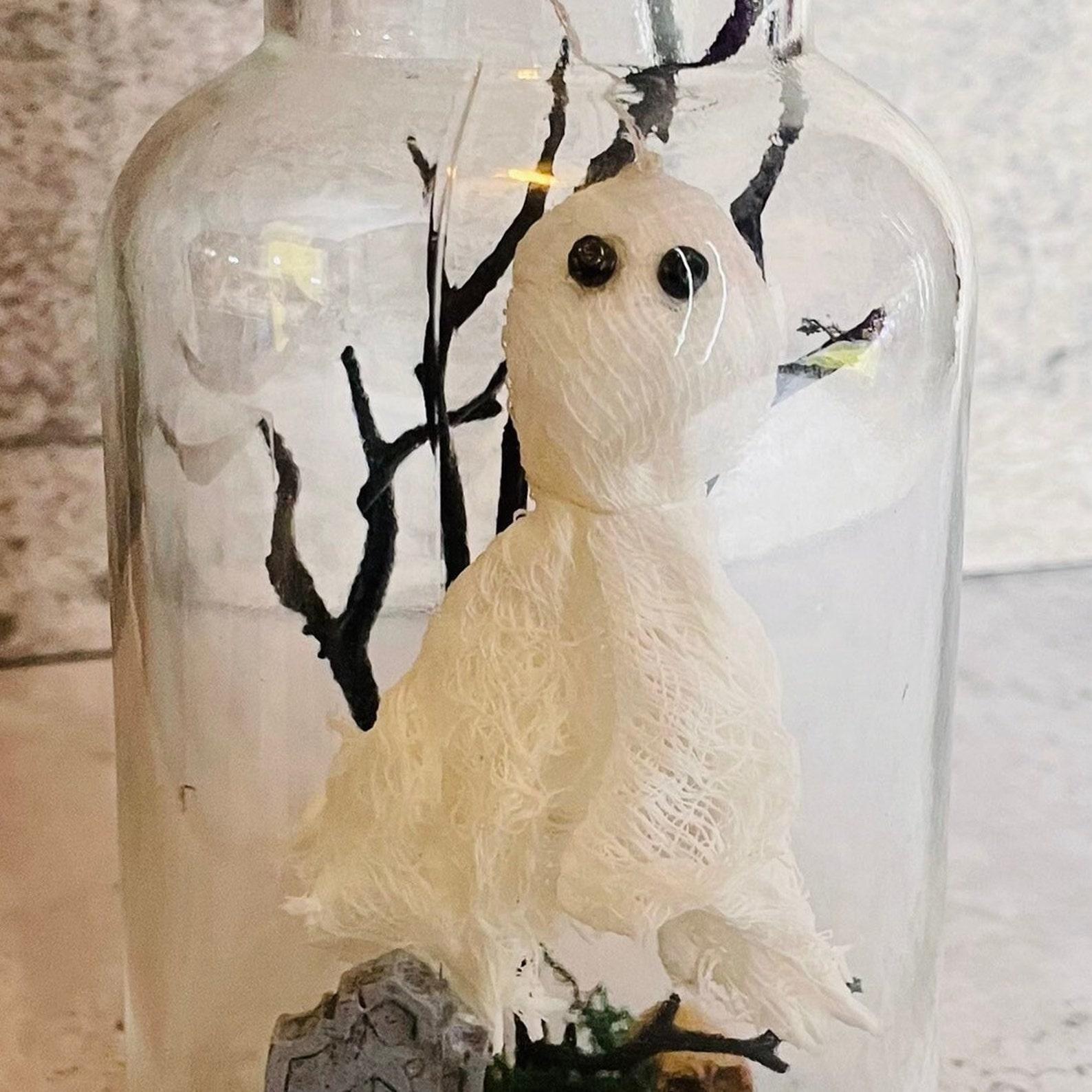 Ghost in Glass Specimen Jar - Etsy