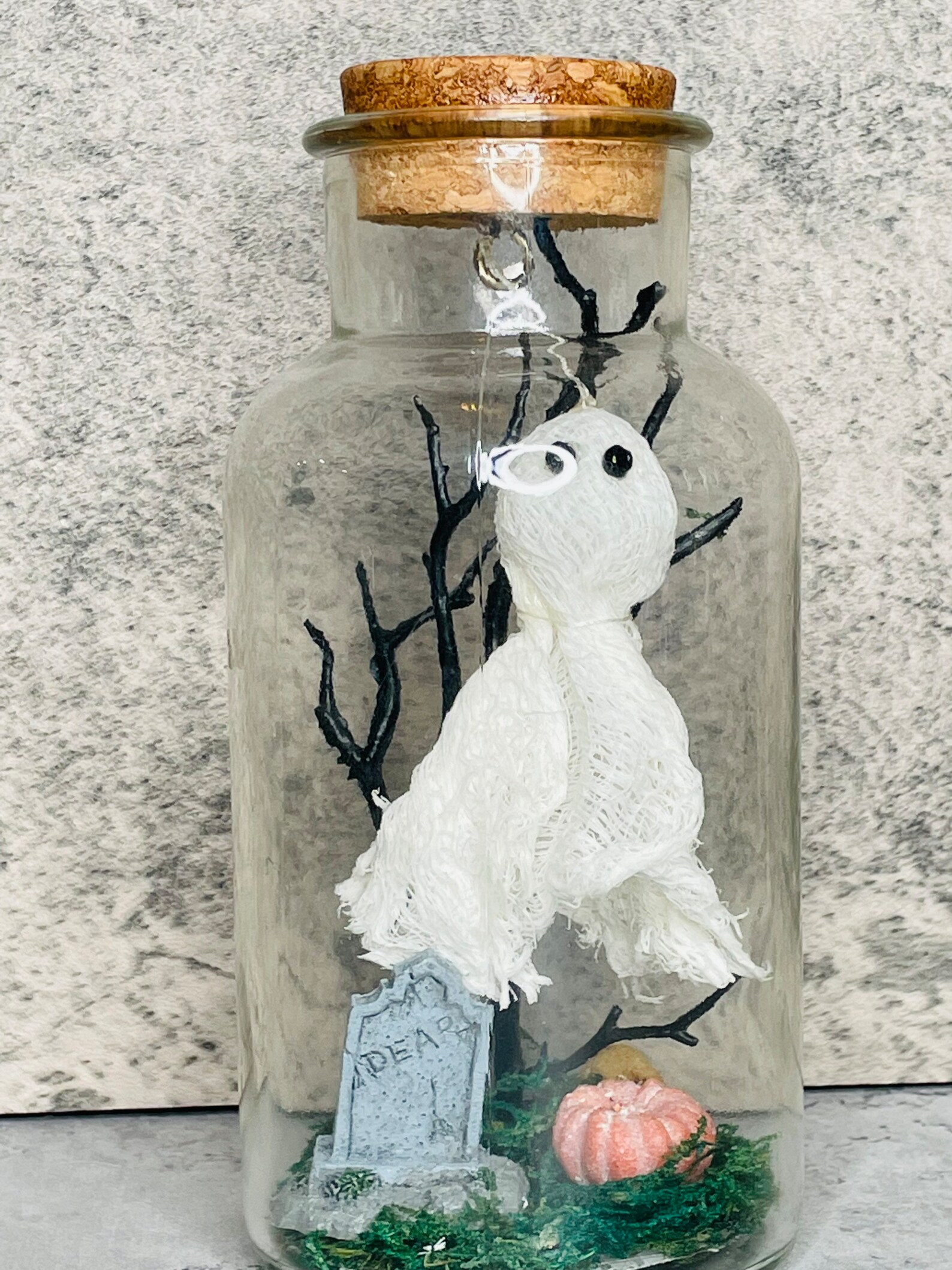 Ghost in Glass Specimen Jar - Etsy