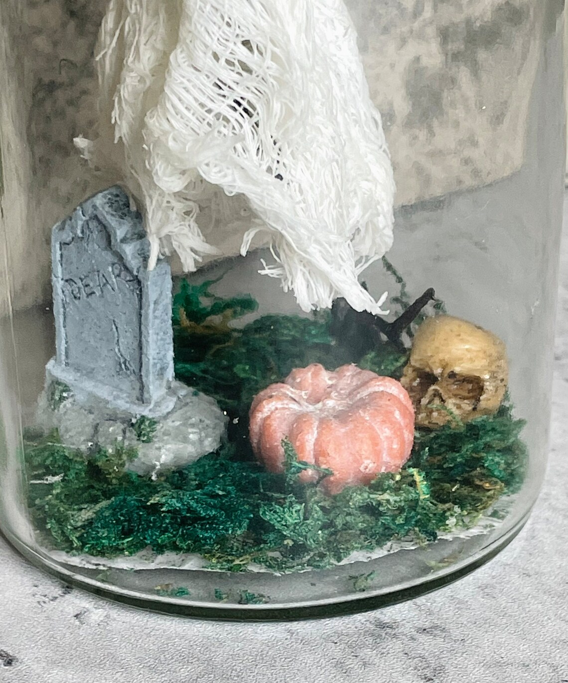 Ghost in Glass Specimen Jar - Etsy