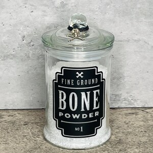 Bone Powder Apothecary Jar - Etsy