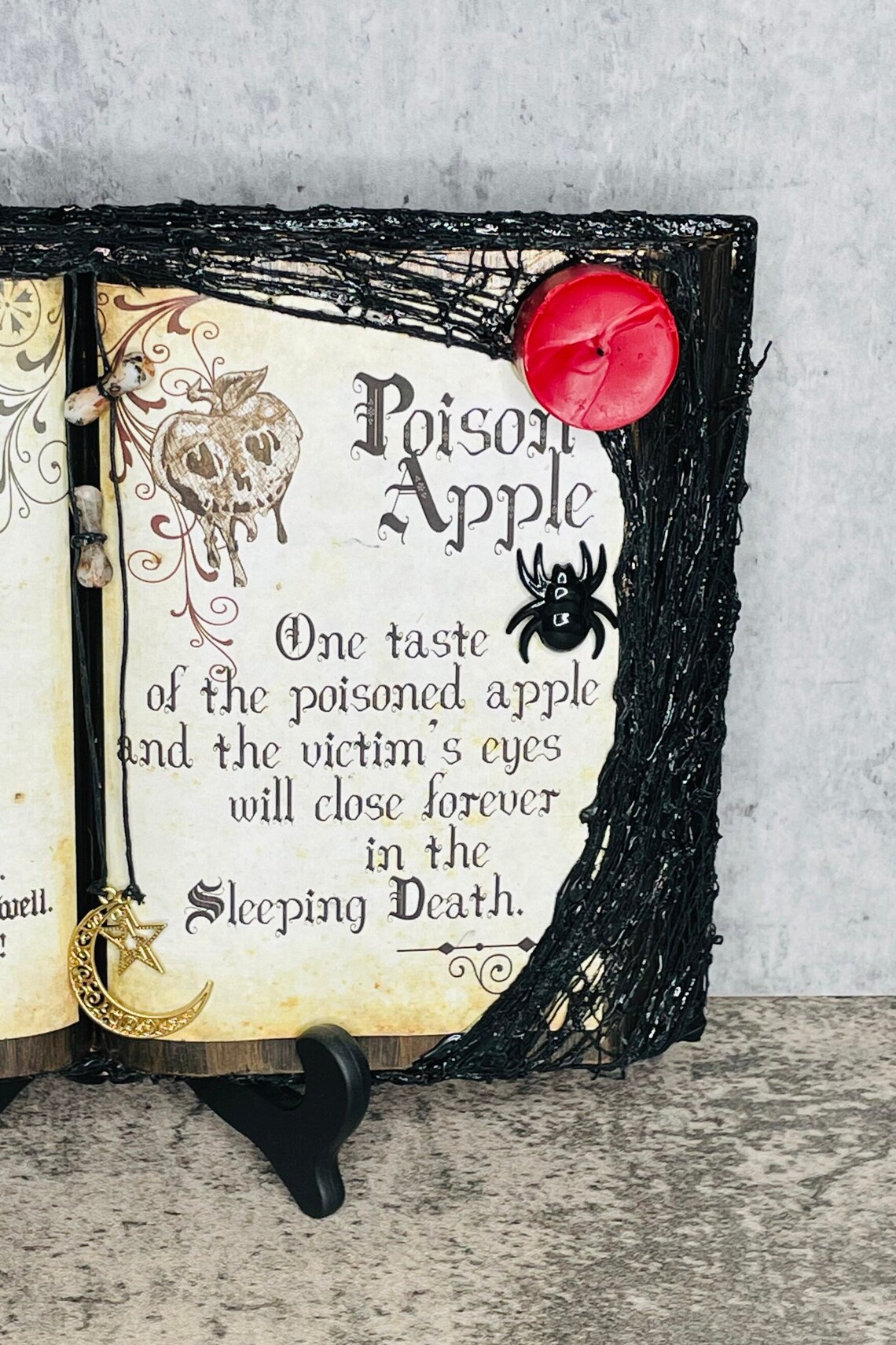 Snow White Themed Open Spell Book - Etsy