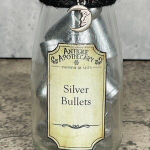Silver Bullets Potion Bottle - Etsy