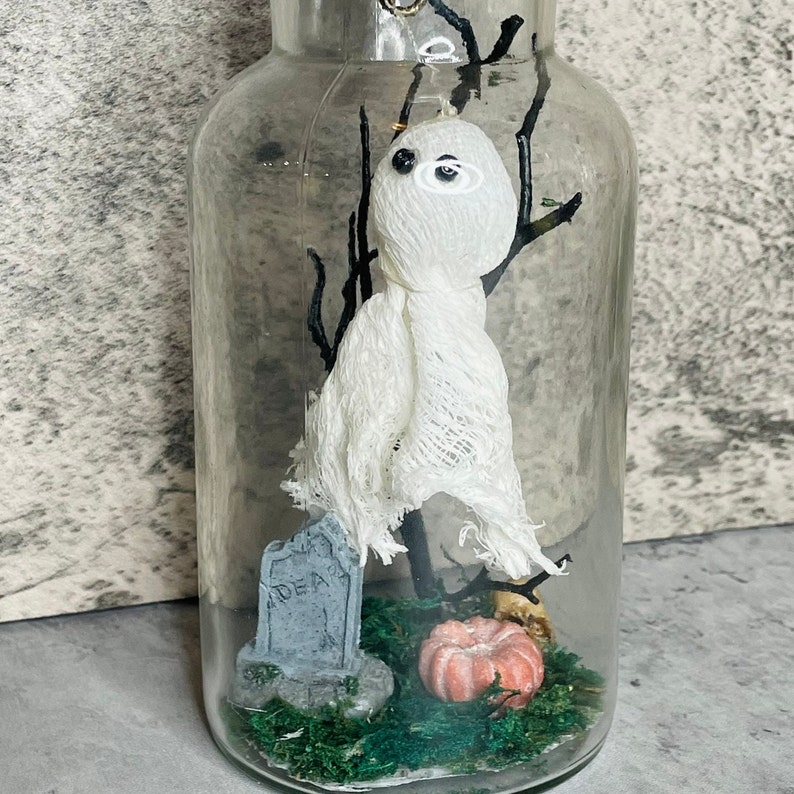 Ghost in Glass Specimen Jar - Etsy