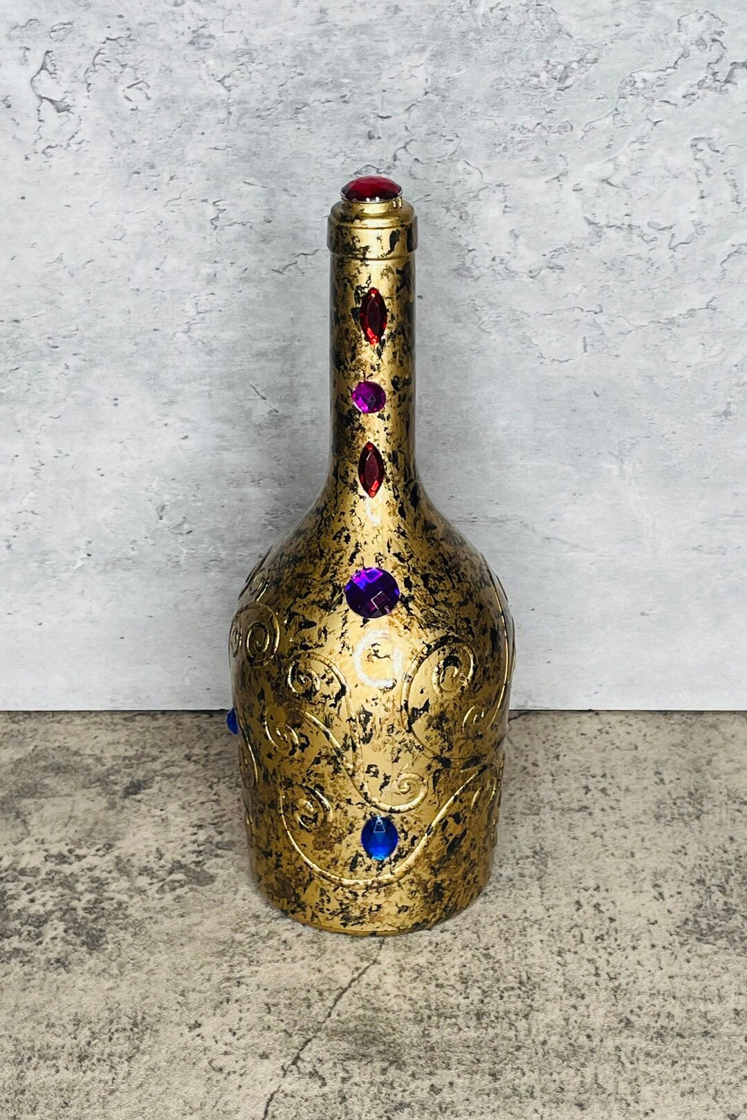 Large Gold Djinn genie Lamp - Etsy