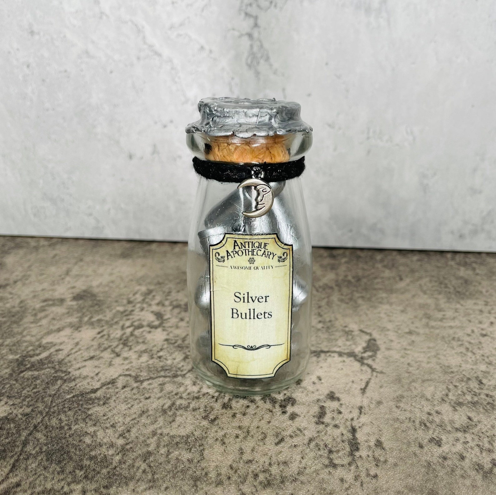 Silver Bullets Potion Bottle - Etsy