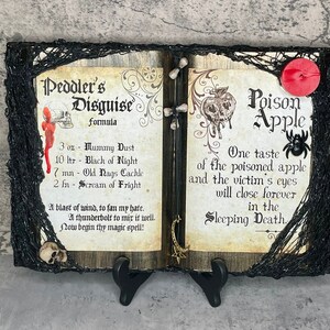 Snow White Themed Open Spell Book - Etsy