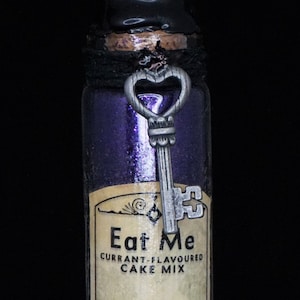 Alice in Wonderland Eat Me 2 Test Tube Potion Bottle - Etsy