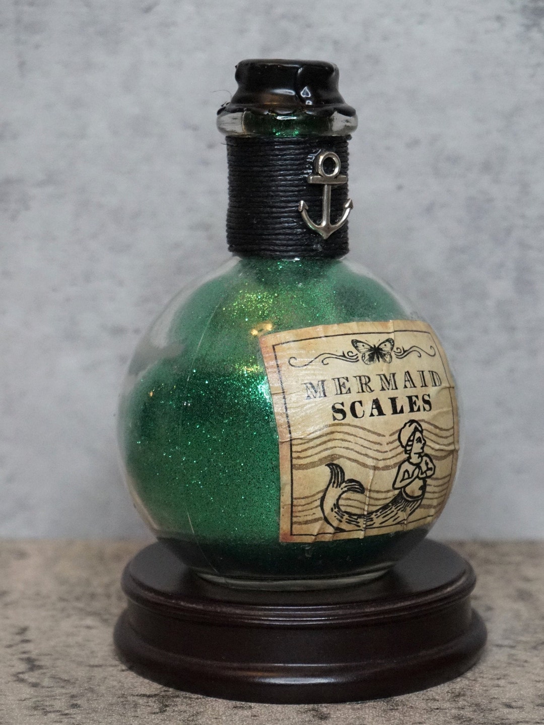 Mermaid Scales Potion Bottle - Etsy