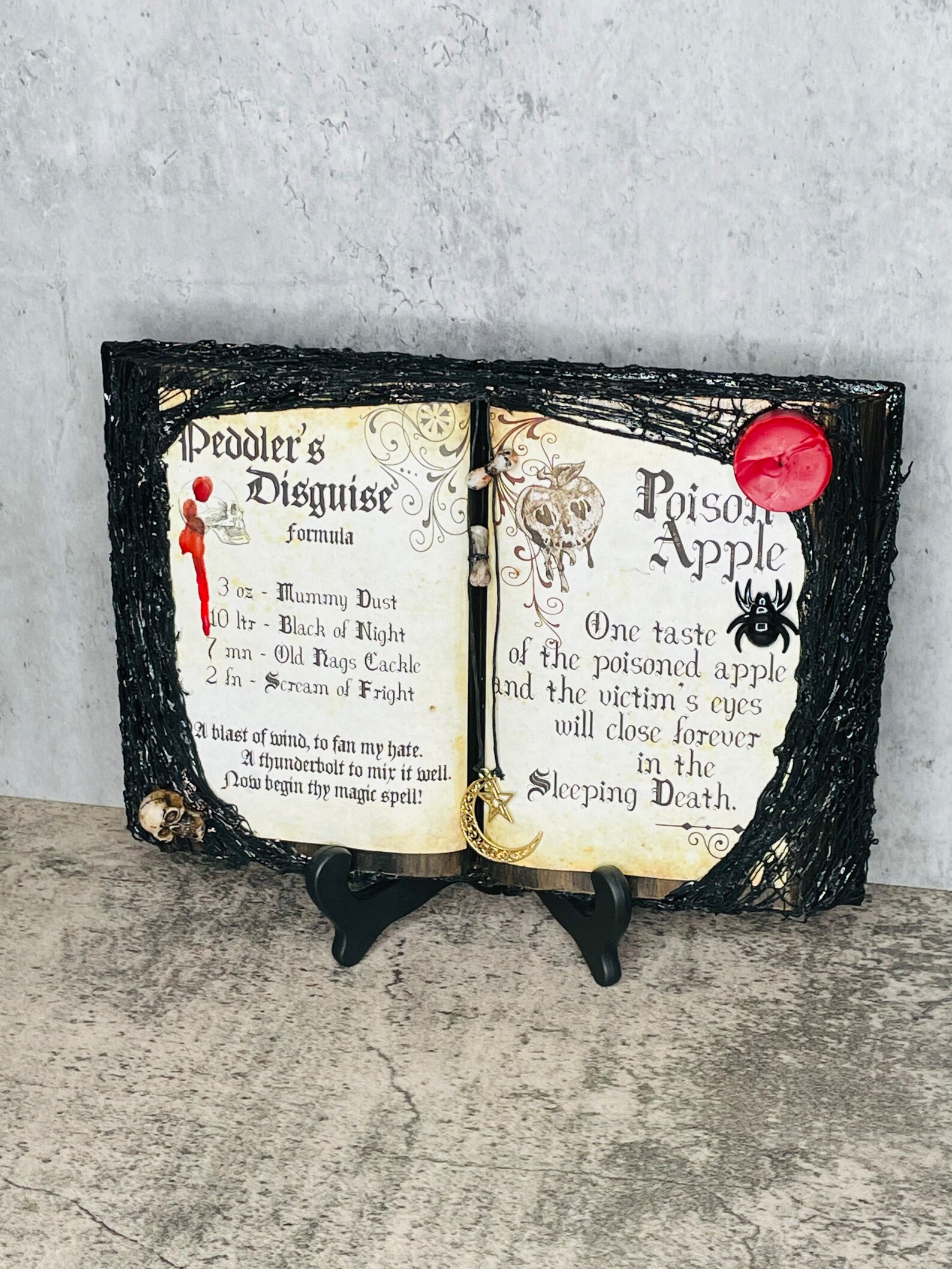 Snow White Themed Open Spell Book - Etsy