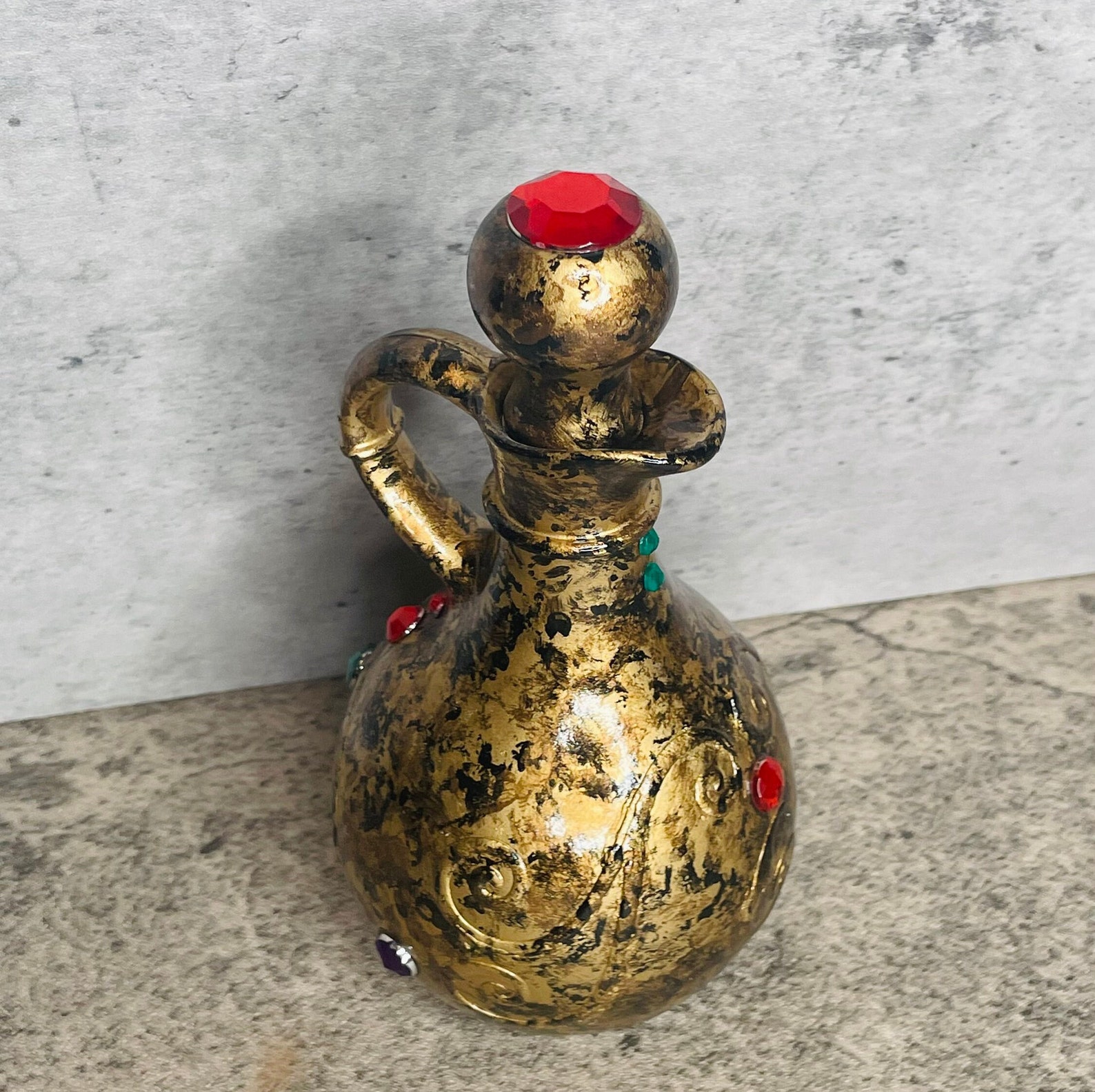 Gold Djinn (genie) Lamp #3 - Etsy