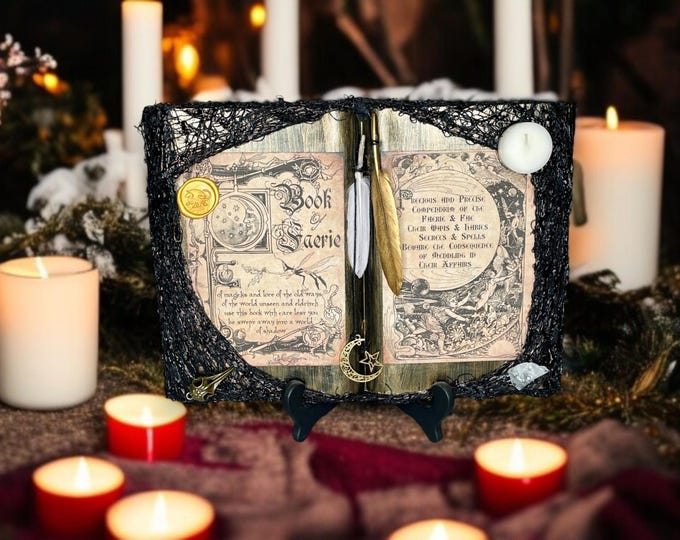 Book of Faerie Open Spell Book - Etsy
