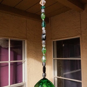 Green Beaded Suncatcher - Etsy