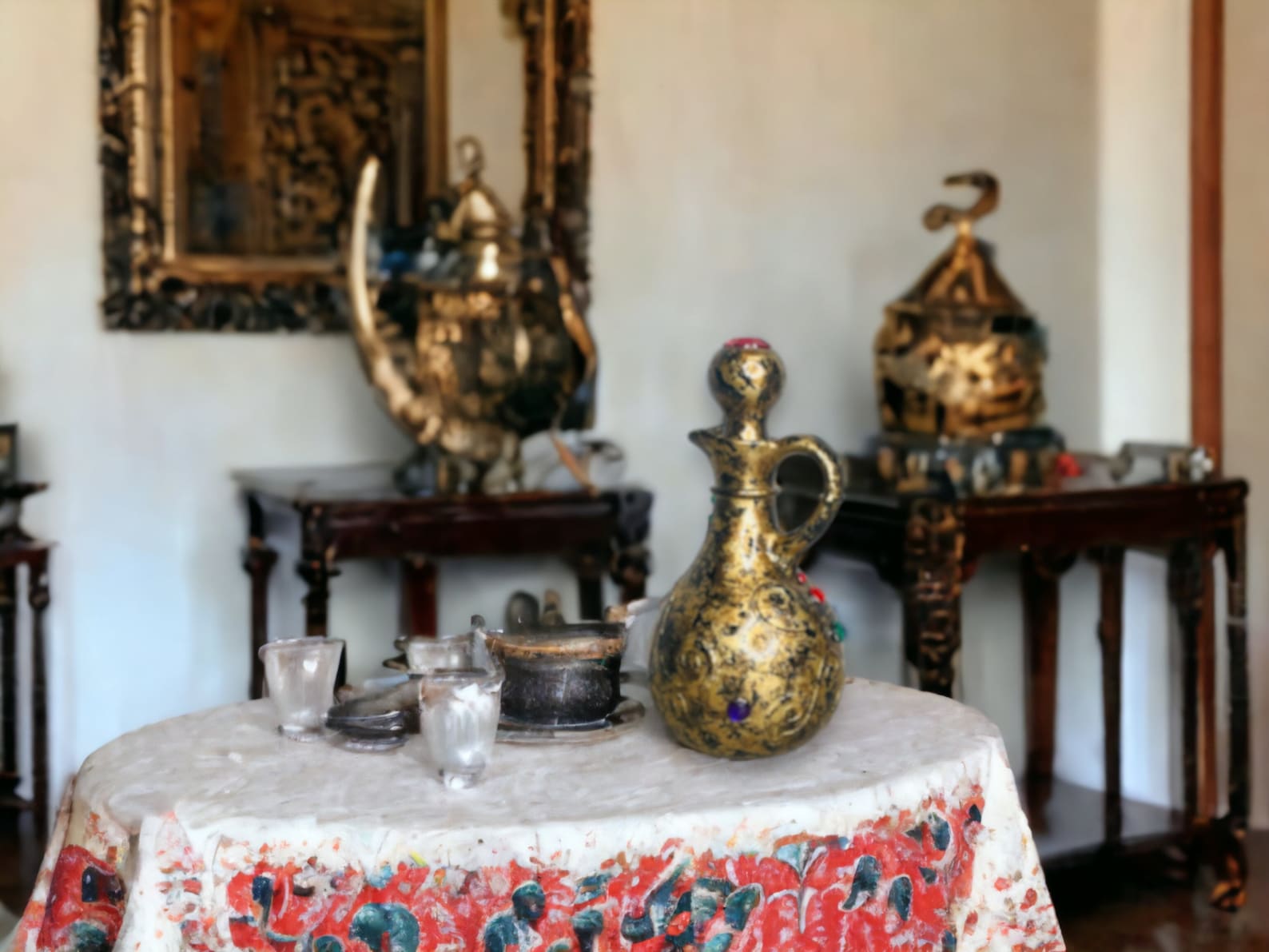 Gold Djinn (genie) Lamp #3 - Etsy