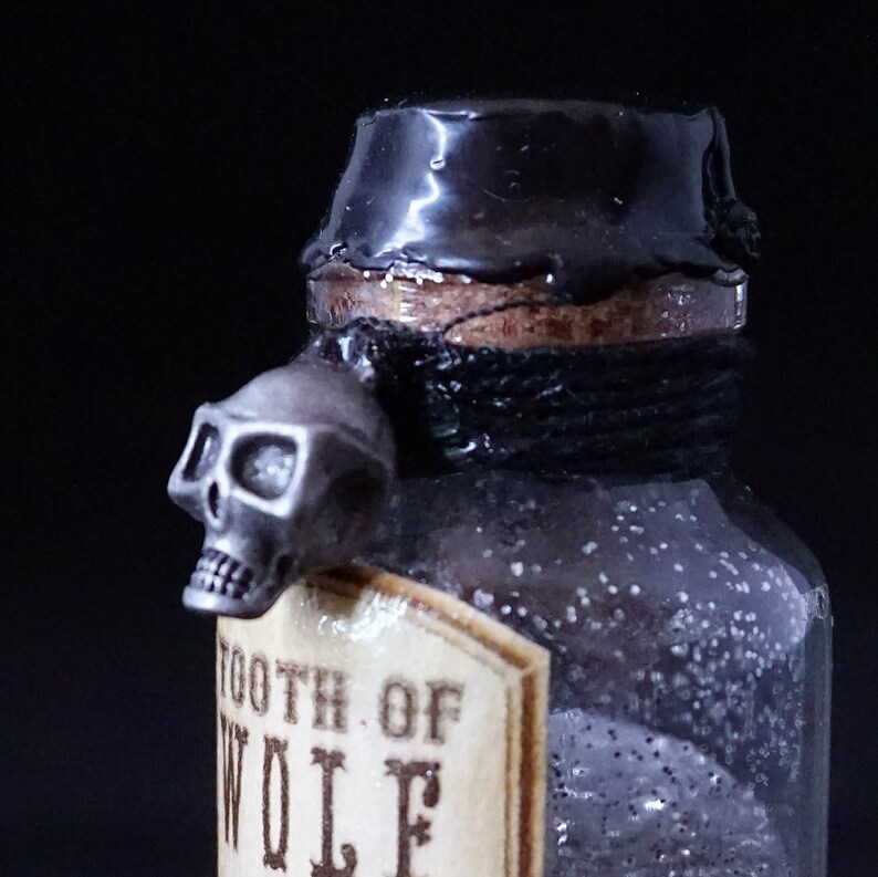 Tooth of Wolf Potion Bottle | Etsy