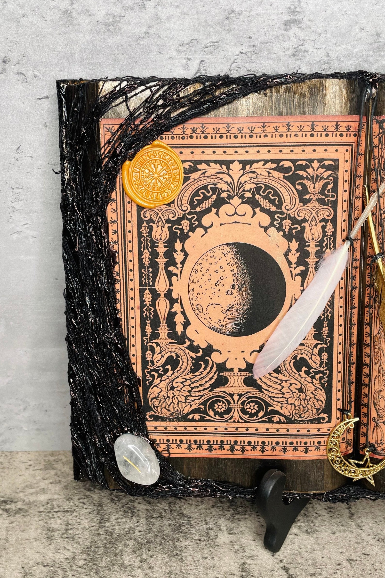 Book of Spells Open Spell Book - Etsy