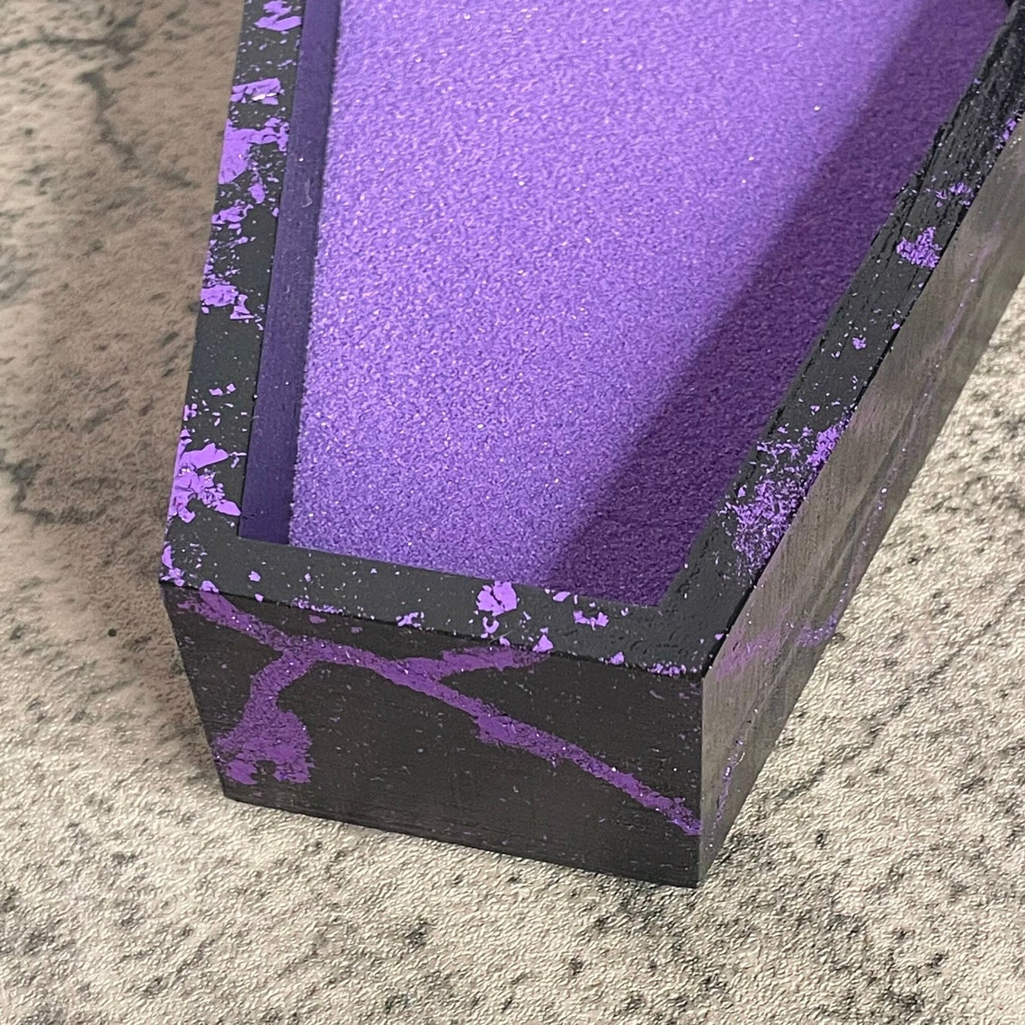 Black and Purple Coffin Zen Garden 1 - Etsy