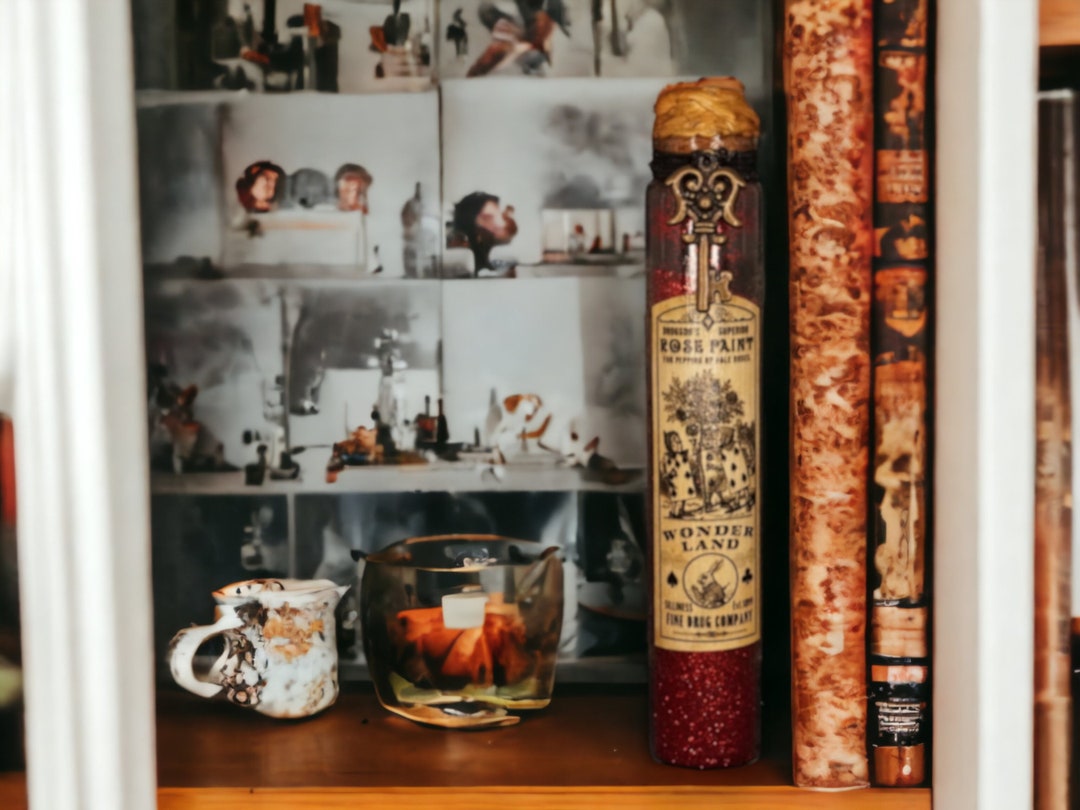 Alice in Wonderland Roses Test Tube Potion Bottle - Etsy