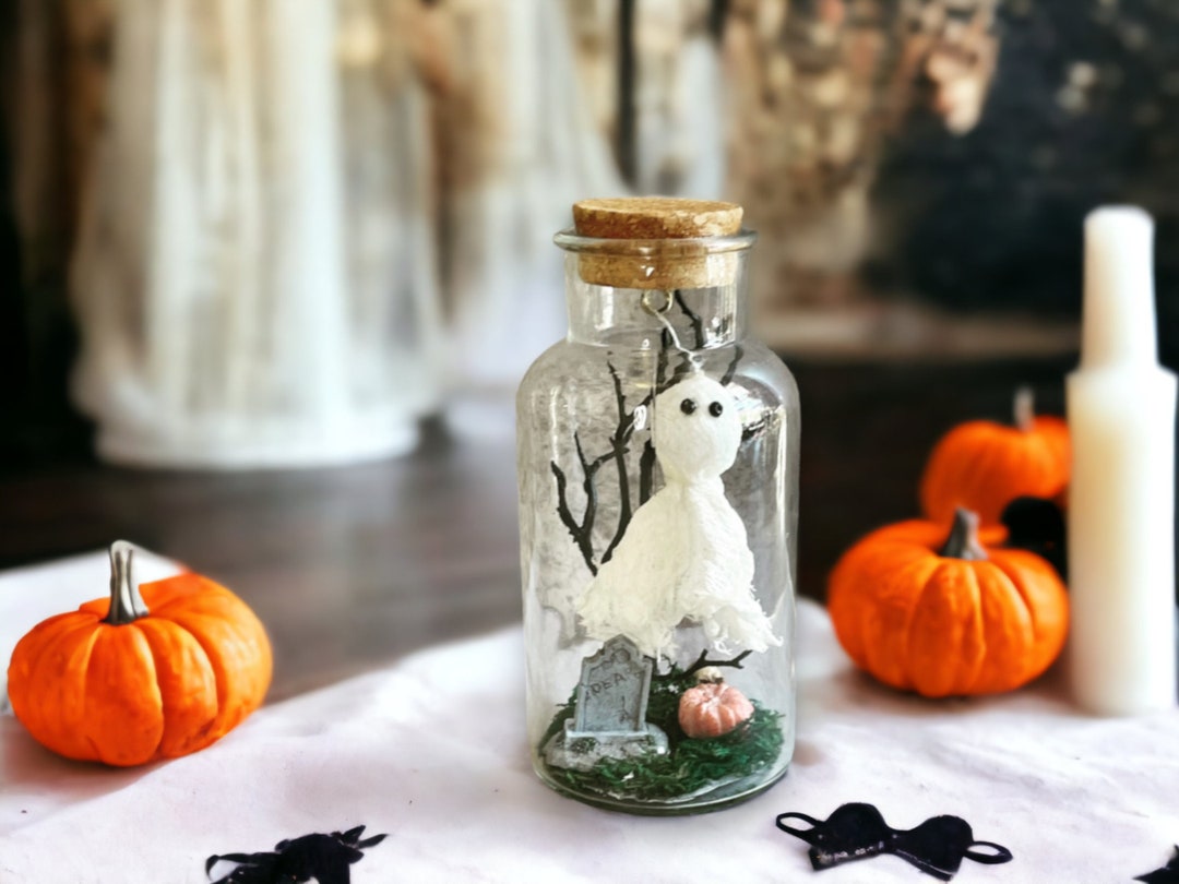 Ghost in Glass Specimen Jar - Etsy