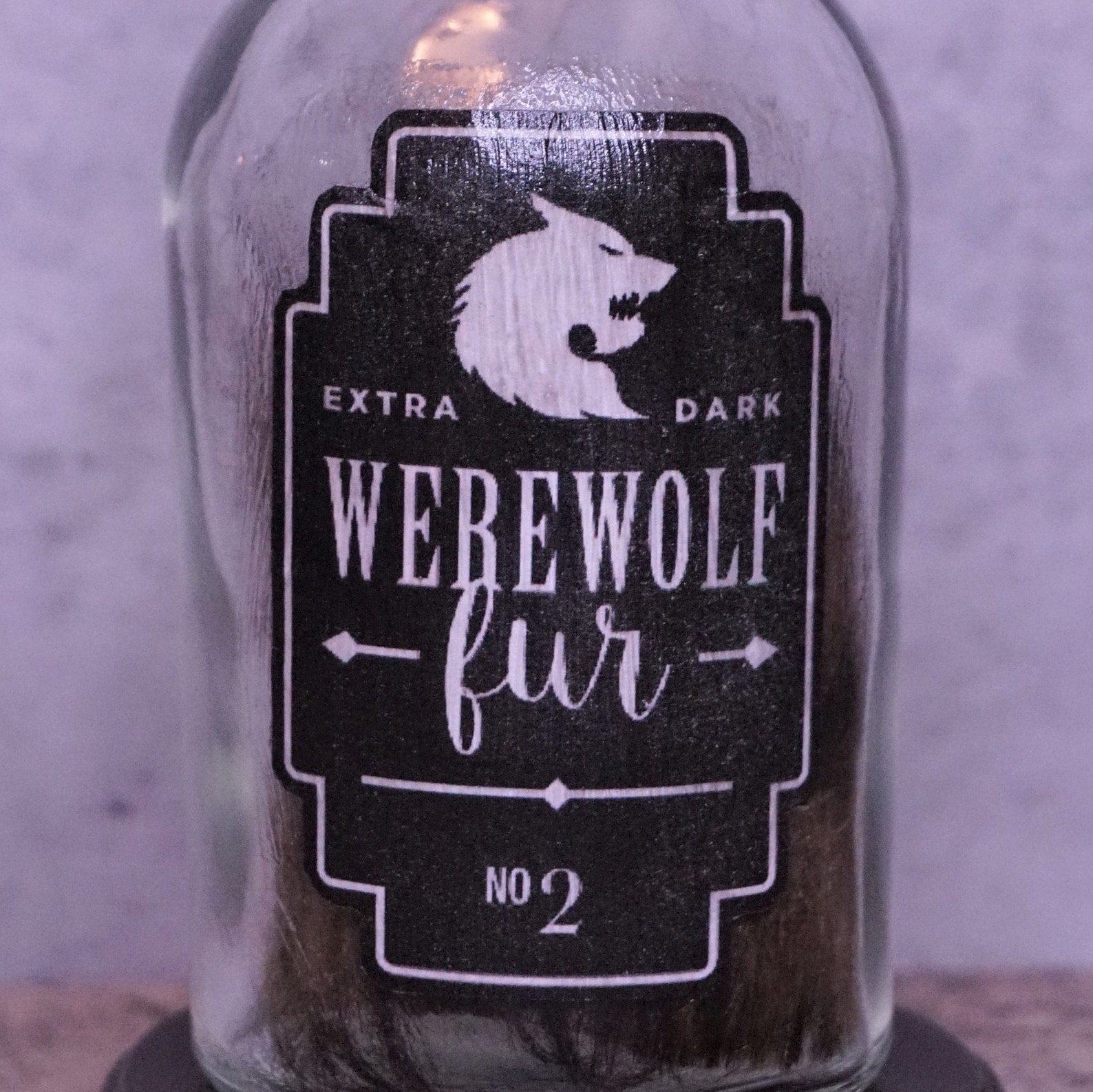 Werewolf Fur Potion Bottle - Etsy