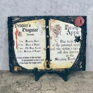 Snow White Themed Open Spell Book - Etsy