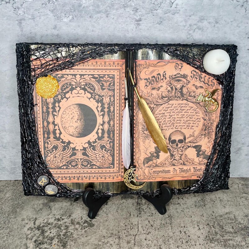 Real Spell Book - Etsy