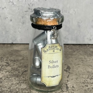 Silver Bullets Potion Bottle - Etsy