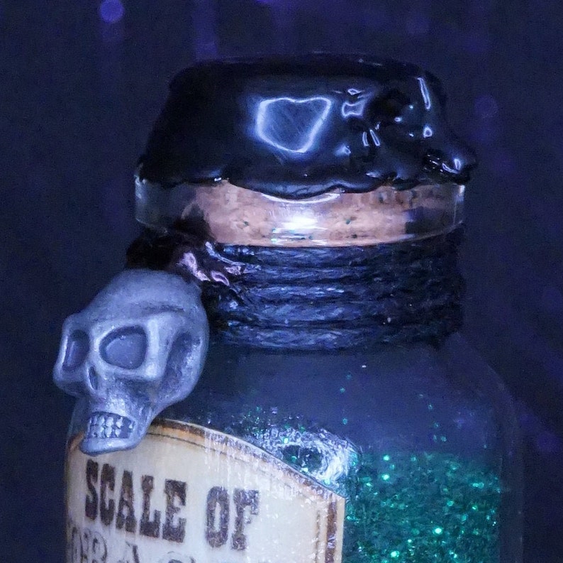 Scale of Dragon Potion Bottle | Etsy