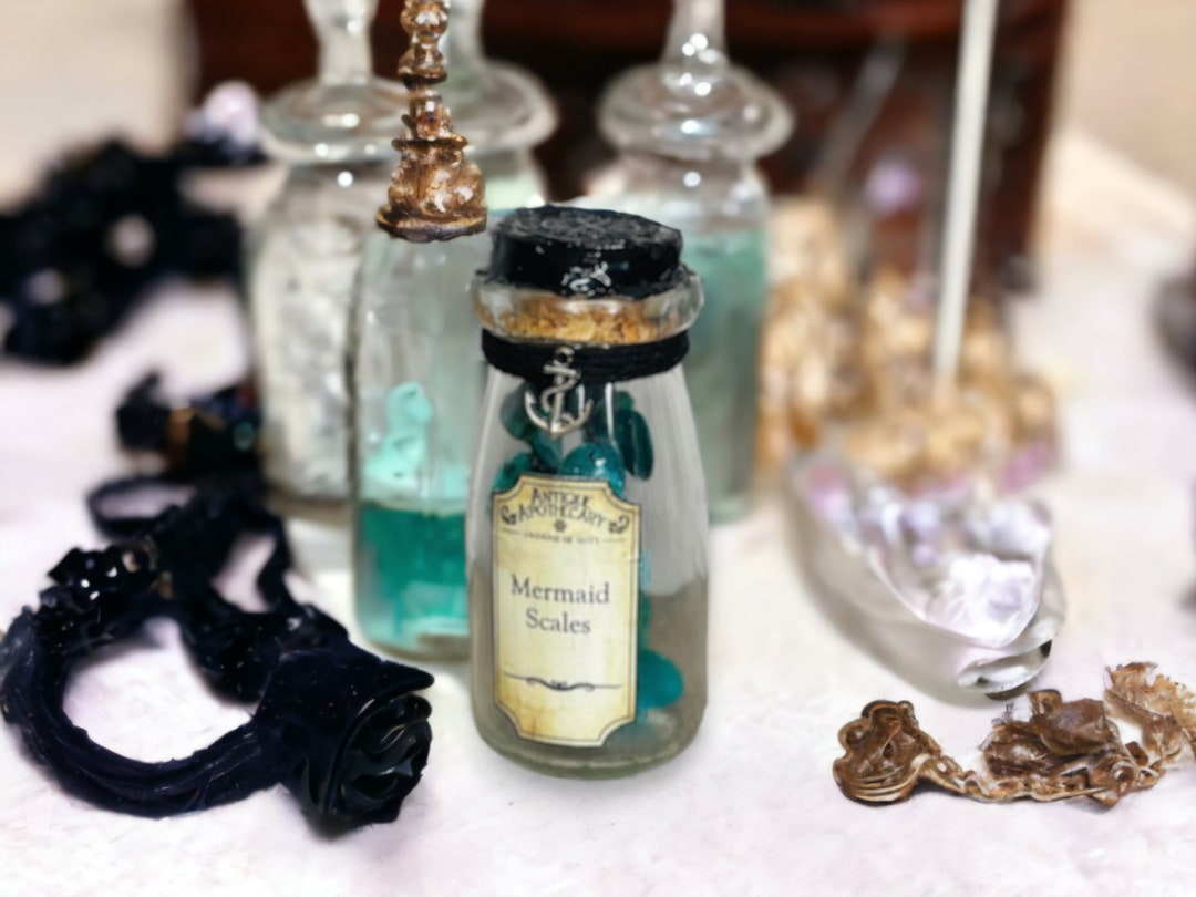 Mermaid Scales Potion Bottle - Etsy