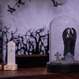Avenging Angel Glass Dome Cemeterrarium - Etsy