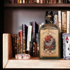 Alice in Wonderland Reading Chair Potion Bottle - Etsy