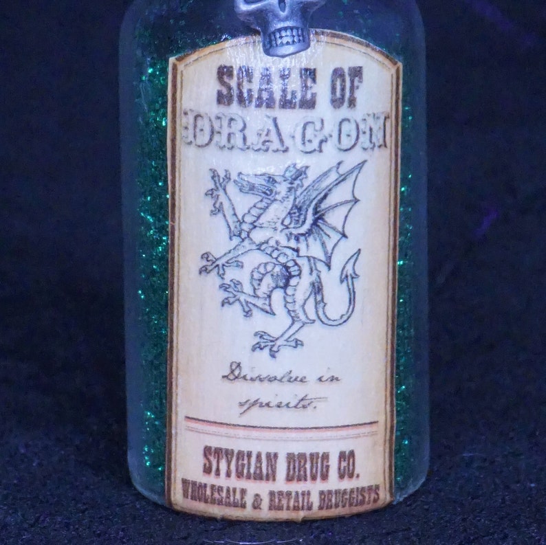 Scale of Dragon Potion Bottle - Etsy
