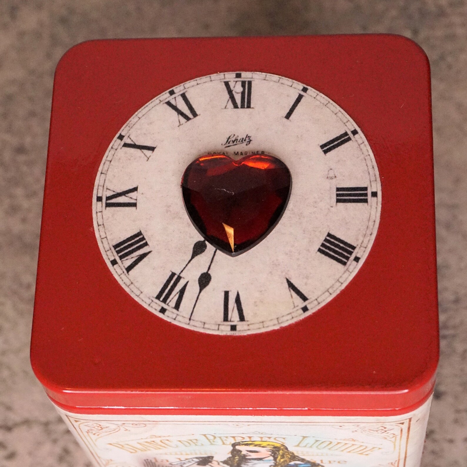Red Alice in Wonderland Decorative Tea Tin/storage Tin - Etsy
