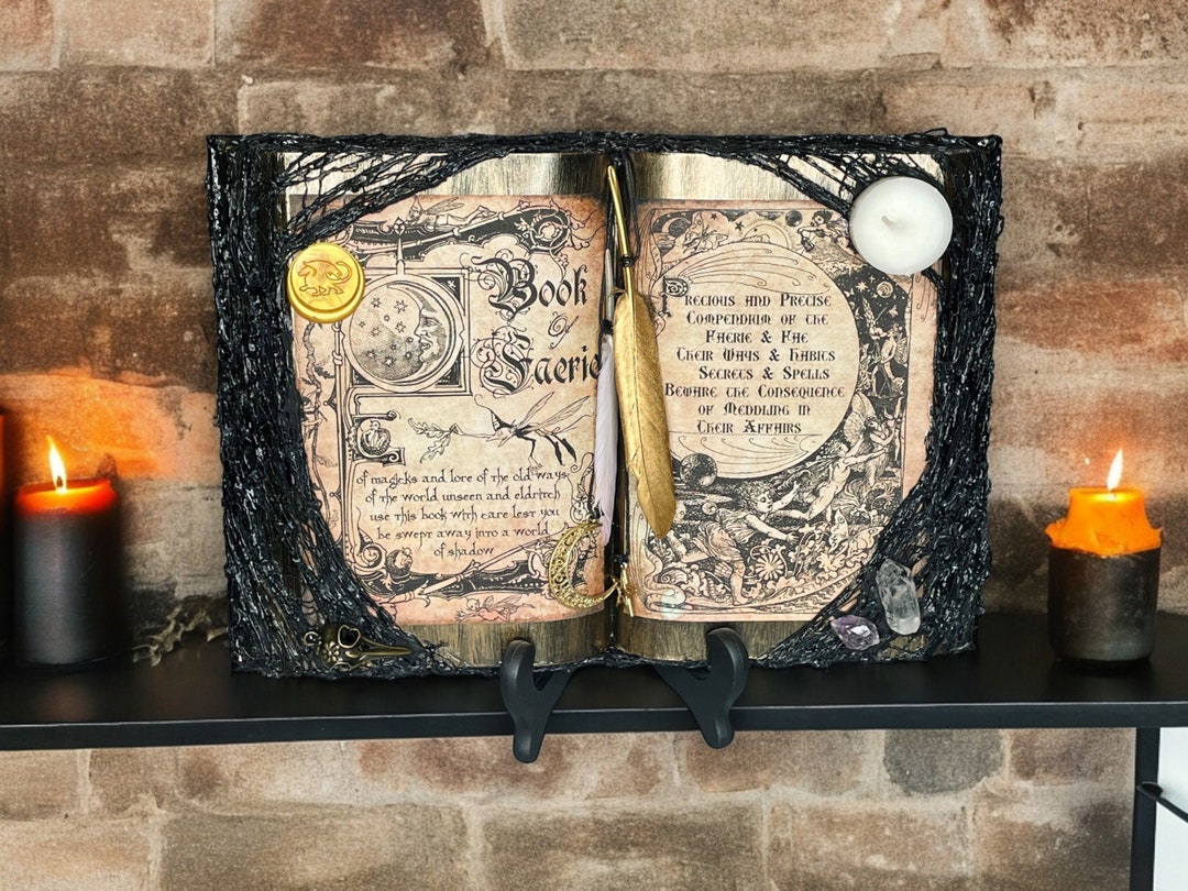 Book of Faerie Open Spell Book - Etsy