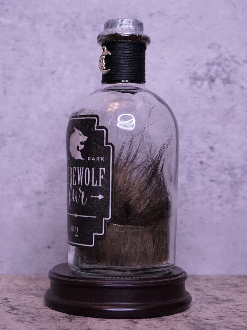 Werewolf Fur Potion Bottle - Etsy