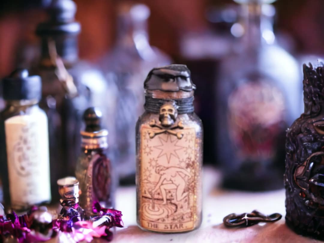 Tarot Star Potion Bottle - Etsy
