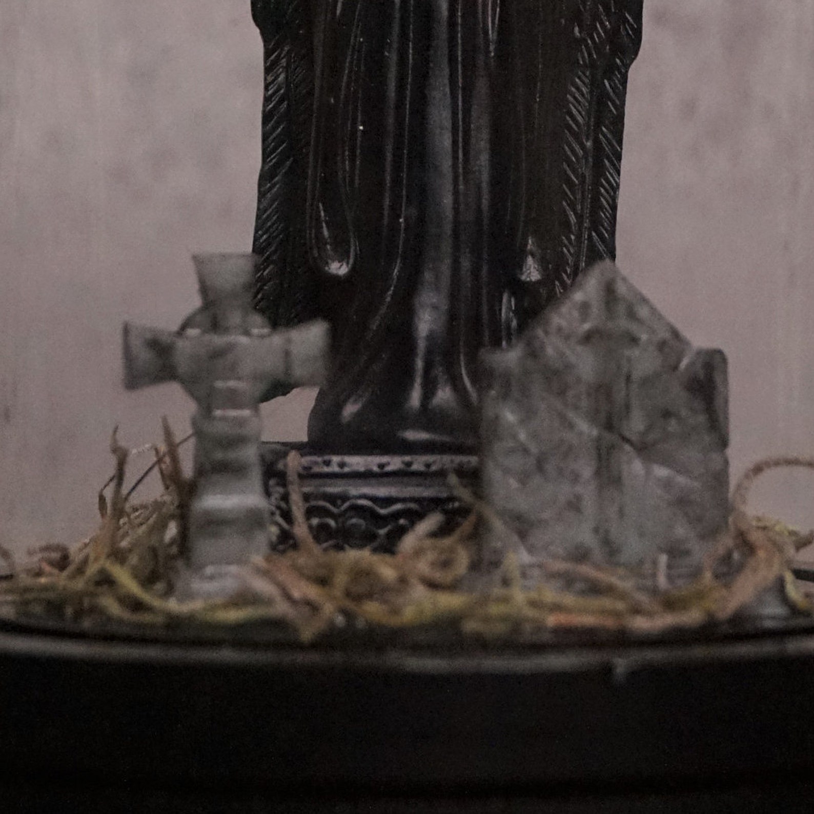 Avenging Angel Glass Dome Cemeterrarium | Etsy