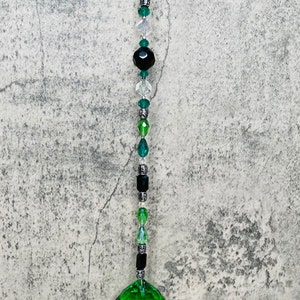 Green Beaded Suncatcher - Etsy