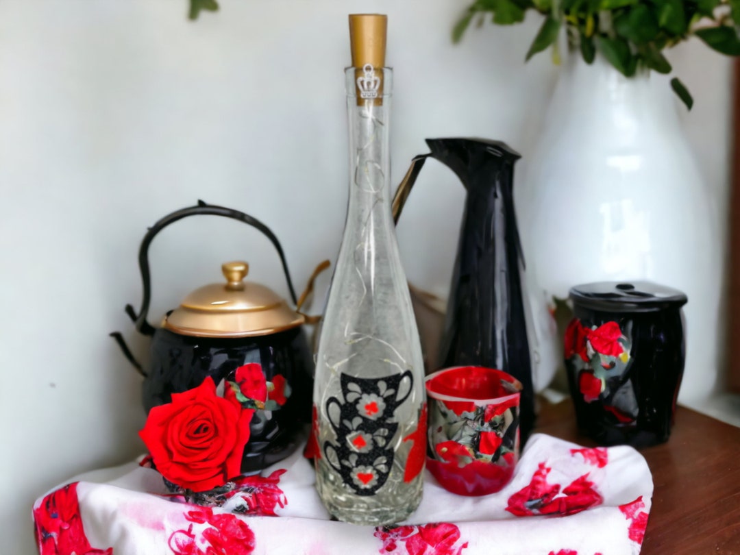 Alice in Wonderland Wine Bottle - Etsy