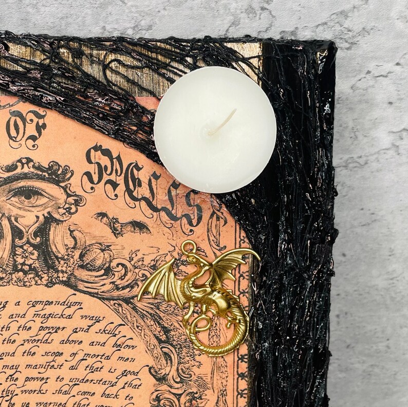 Book of Spells Open Spell Book - Etsy